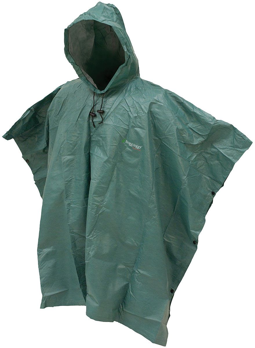 Action Poncho - Green – Base Camp Manzanita