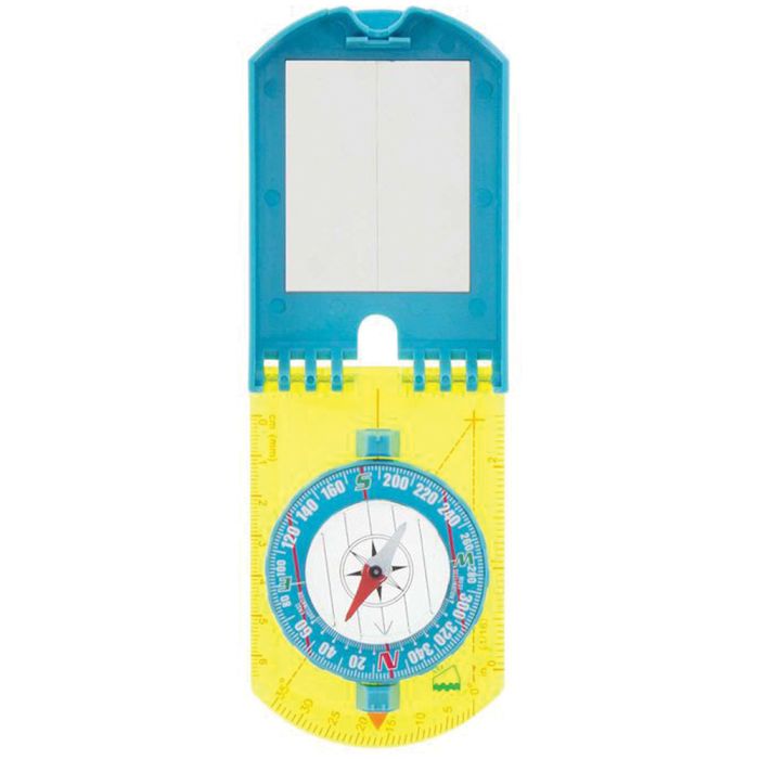 Hi Vis Folding Map Compass – Base Camp Manzanita